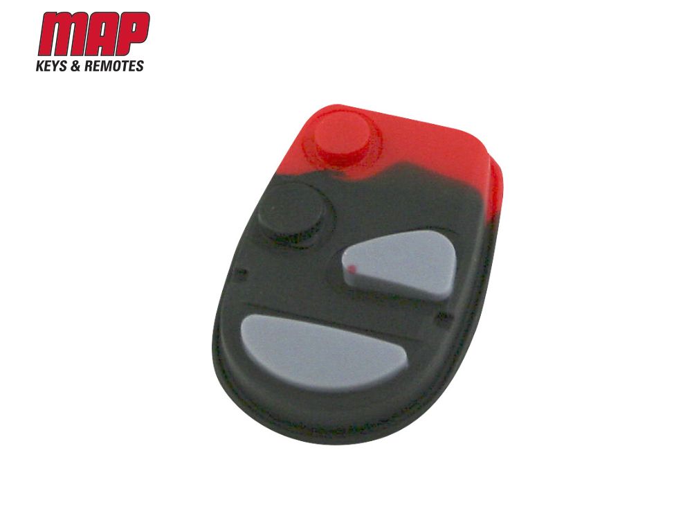 KF306 - REMOTE BUTTON - NISSAN 4 BUTTON OVAL SHAPE - MAP